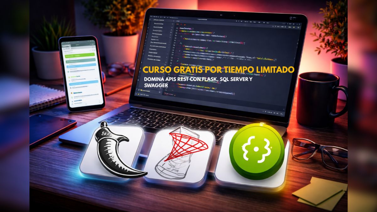 🚨 Curso GRATIS por tiempo limitado: Domina APIs REST con Flask, SQL ...